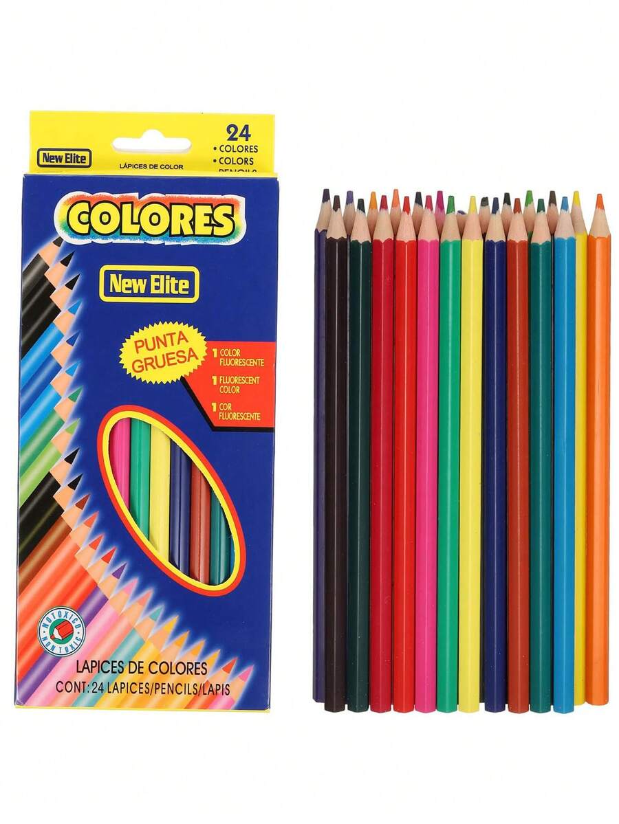 Colored Pencils Set, Soft Core Colored Pencils Hexagonal Shape Colored ...