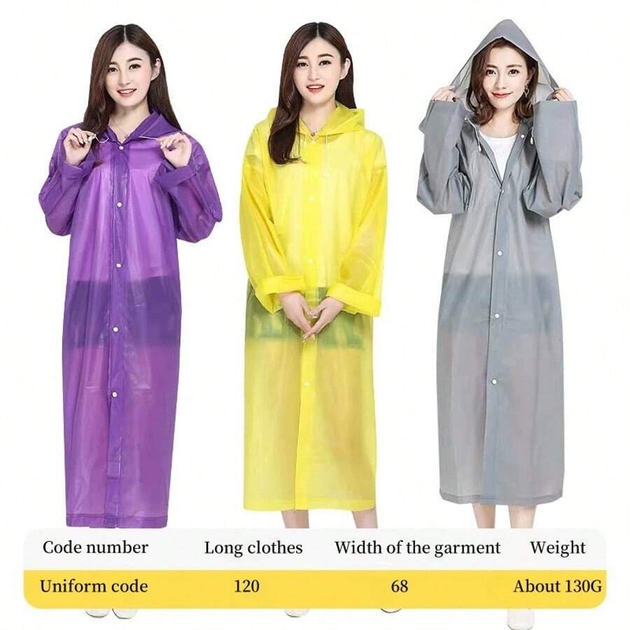 Poncho de lluvia para senderismo, impermeable de viaje para exteriores ...