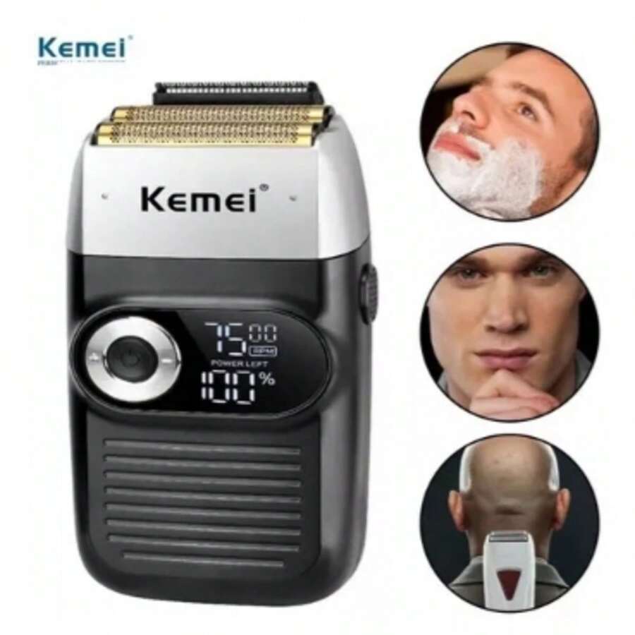 Kemei Kemei Km 2026 Cordless Shaver Machine Rechargeable Bivolt | SHEIN USA