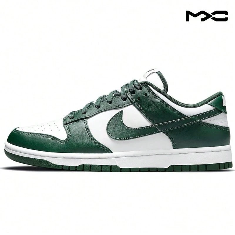 Dunk Low 'Michigan State' Green White Team-Green Total-Orange Sneakers ...