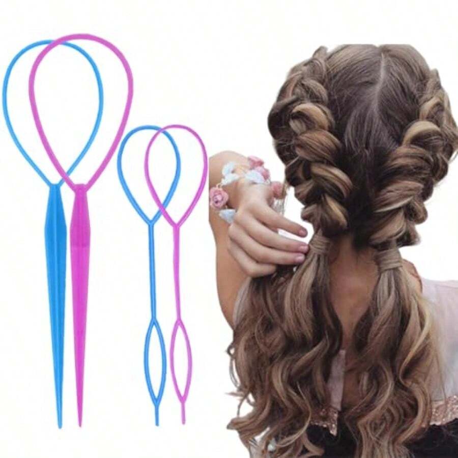 Topsy Tail Hair Tool Ponytail Maker French Braid Loop Styling Tool ...