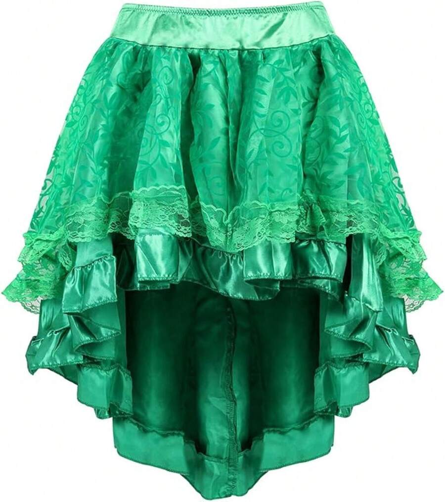 Zhitunemi Plus Size Steampunk Costume Women Dressing Renaissance Skirt ...