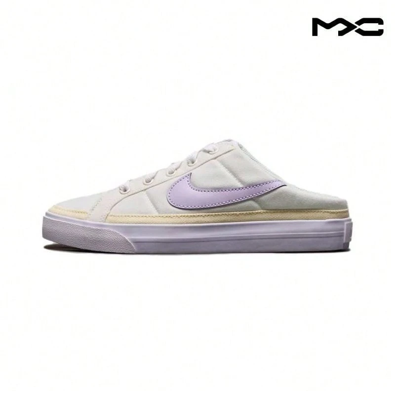 Court Legacy Mule 'Sail Violet Mist' Cream White Sundial Sneakers Women ...