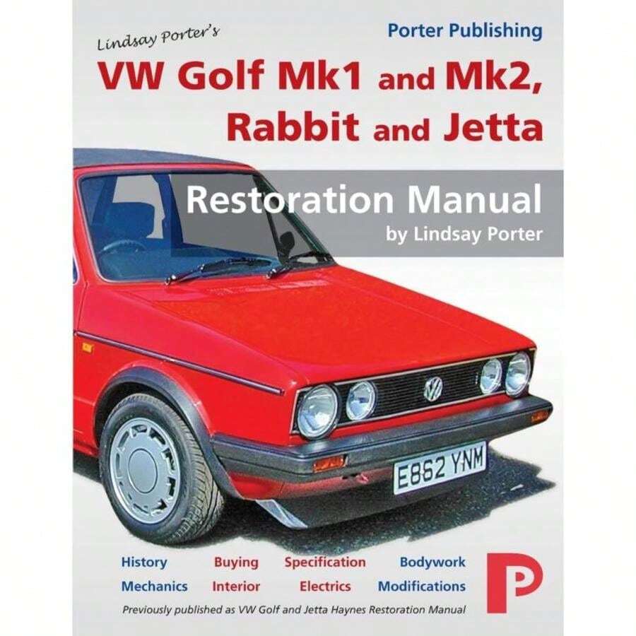 VW Golf Mk1 And Mk2, Rabbit And Jetta Restoration Manual-6575 | SHEIN USA