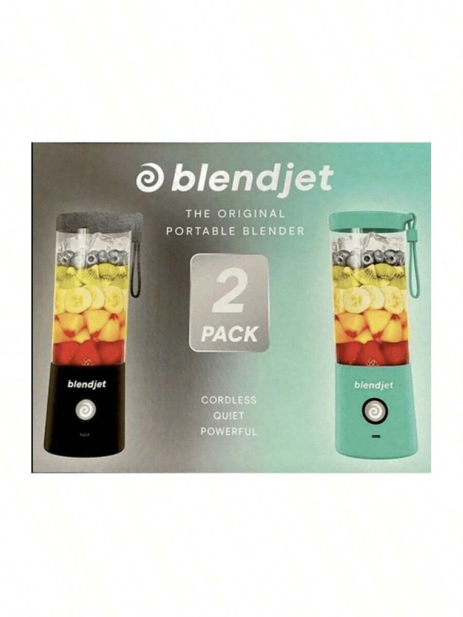 BlendJet 2 Portable Blender 2-Pack – USB-C Rechargeable, Ice-Crushing ...