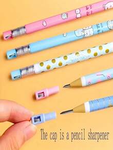 5 Packs Automatic Pencils 2B Automatic Pencils 2.0mm Thick Refillable ...