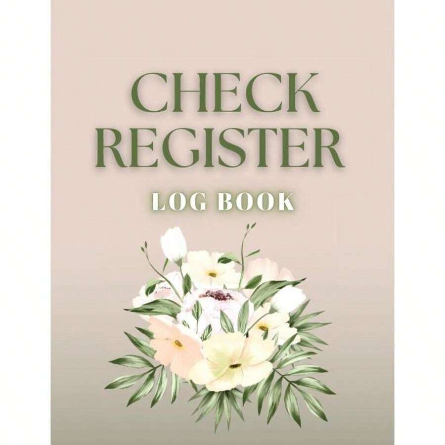 Check Register:Bookkeeping And Accounting Ledger Book For Tracking Of ...