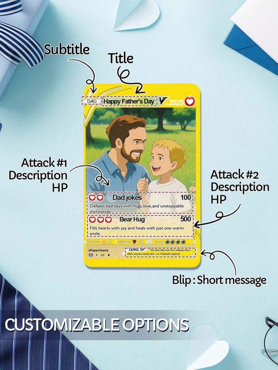 1pc Custom Metal Card, Personalised Gaming Style Card, Customizable ...