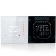Smart Thermostat 3A, Digital, Programmable, LCD Display, Touchscreen, Underfloor Heating ...