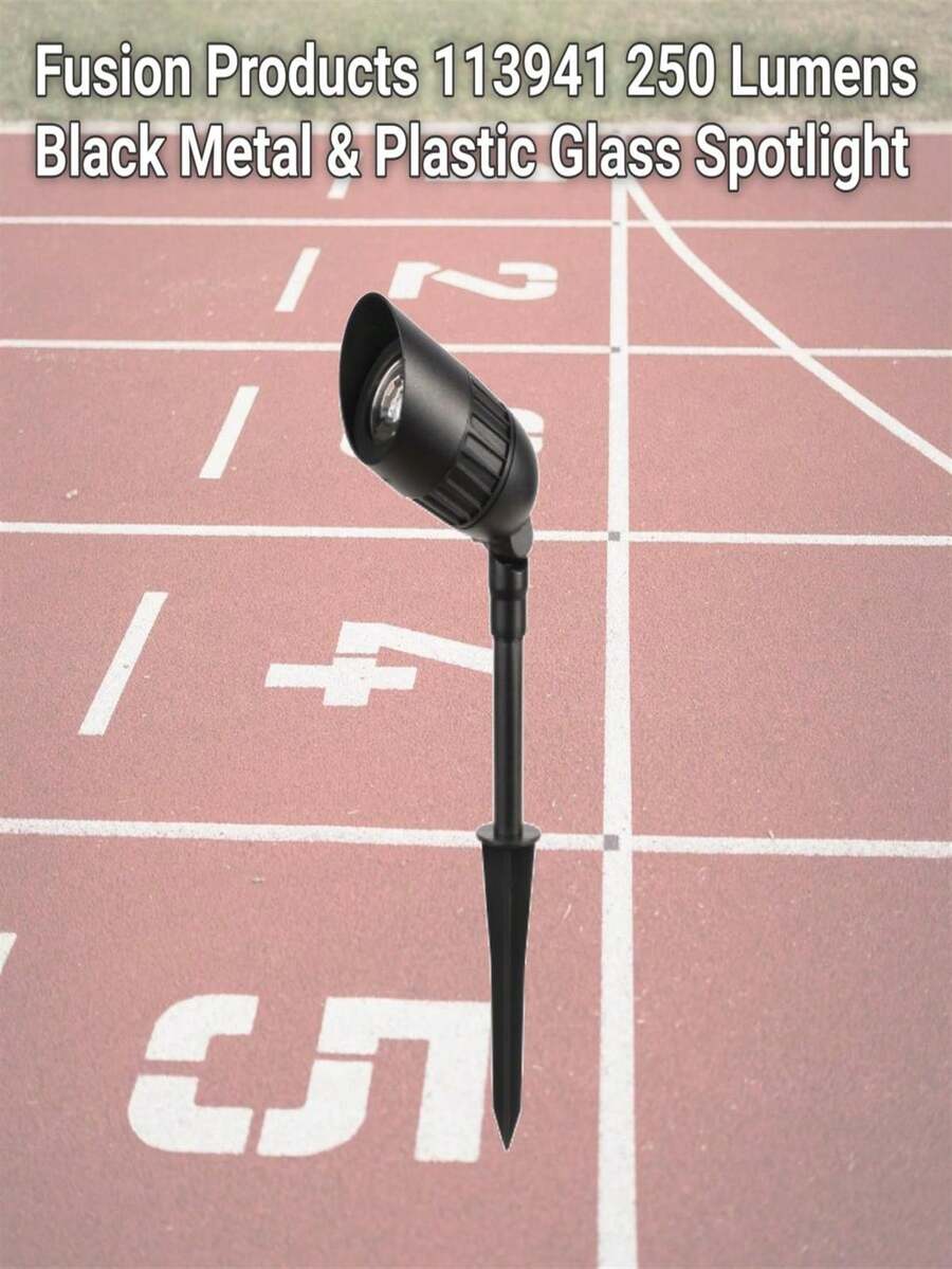 250 Lumens Black Metal & Plastic Glass Spotlight | SHEIN USA