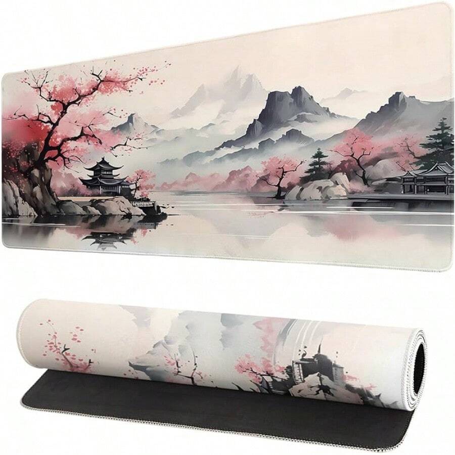 Japanese Mouse Pad, Large Japanese Desk Mat, XL Anime Gaming Keyboard ...