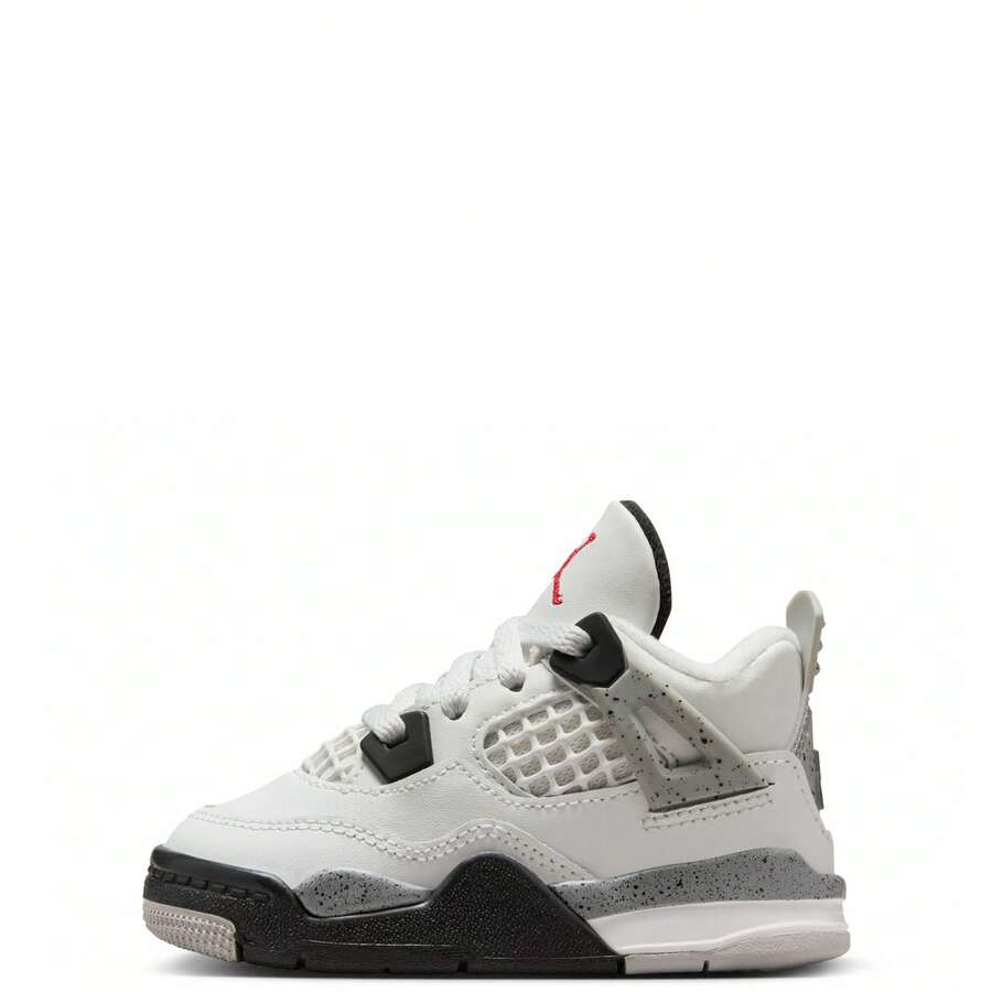 Toddler Jordan 4 Retro OG blanco cumbre / rojo fuego (IB4387 100 ...