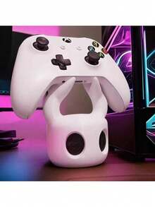 1pc Black & White Knight Themed Controller Stand - Stylish Display ...