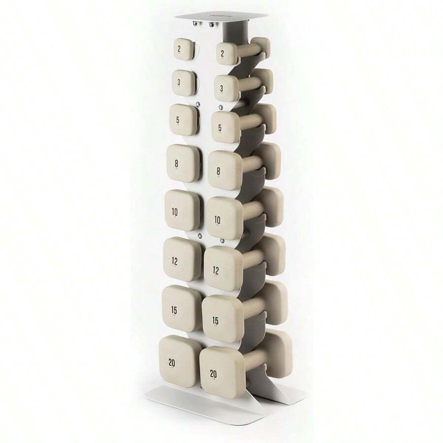 SafeGrip Dumbbells AntiSlip AntiRoll Thick Handles Free Weights Square ...