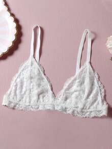 Holiday Season Ultrathin Bra Bridal Lingerie Ladies Bra Floral Female ...