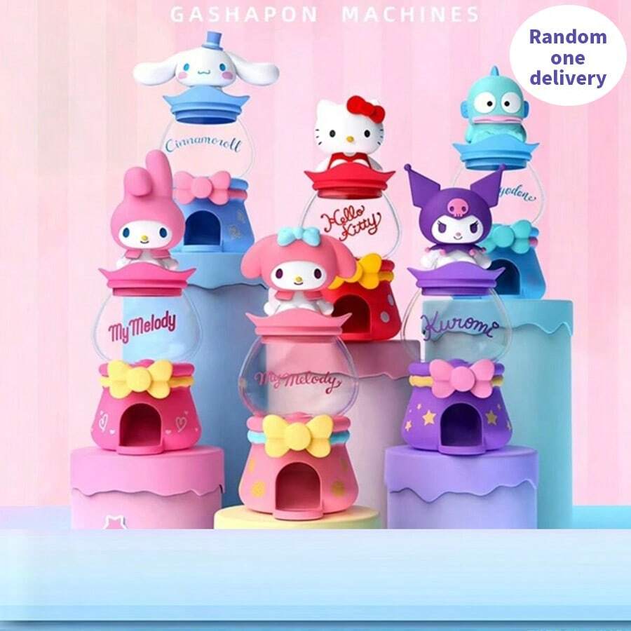 Sanrio Family Claw Machine Blind Box, Hello Kitty, My Melody, Kuromi ...