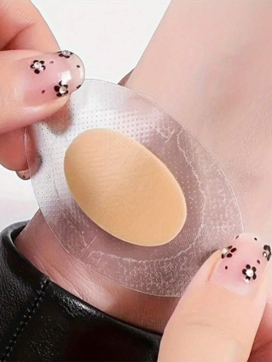 100/50/10Pcs Gel Heel Protection Foot Pads Sticky Blister Pad Water Colloid Heel Pad Shoe Patch ...