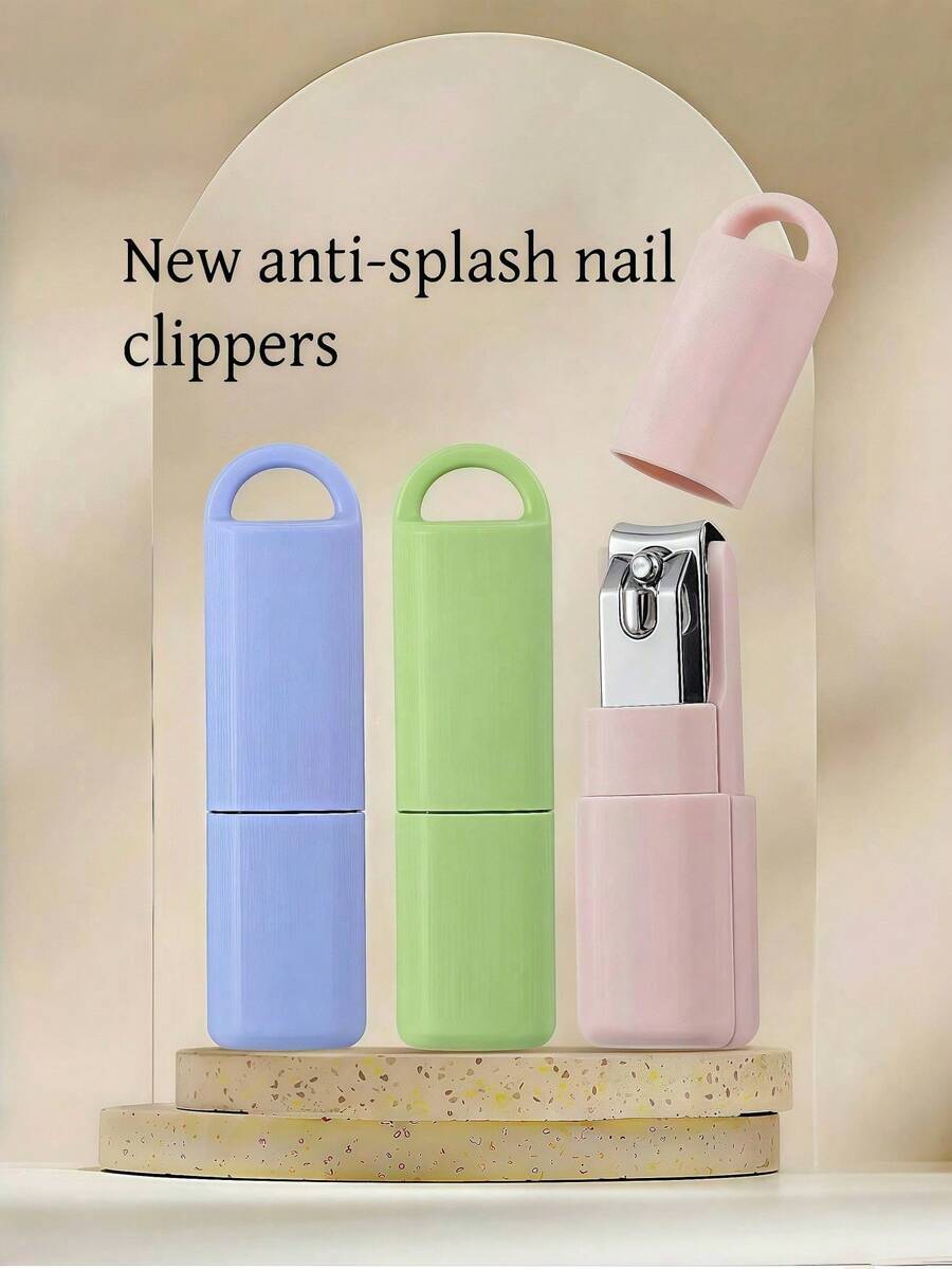 2pcs New Nail Clipper Set, Adjustable Thread Cutting, Single Keychain ...