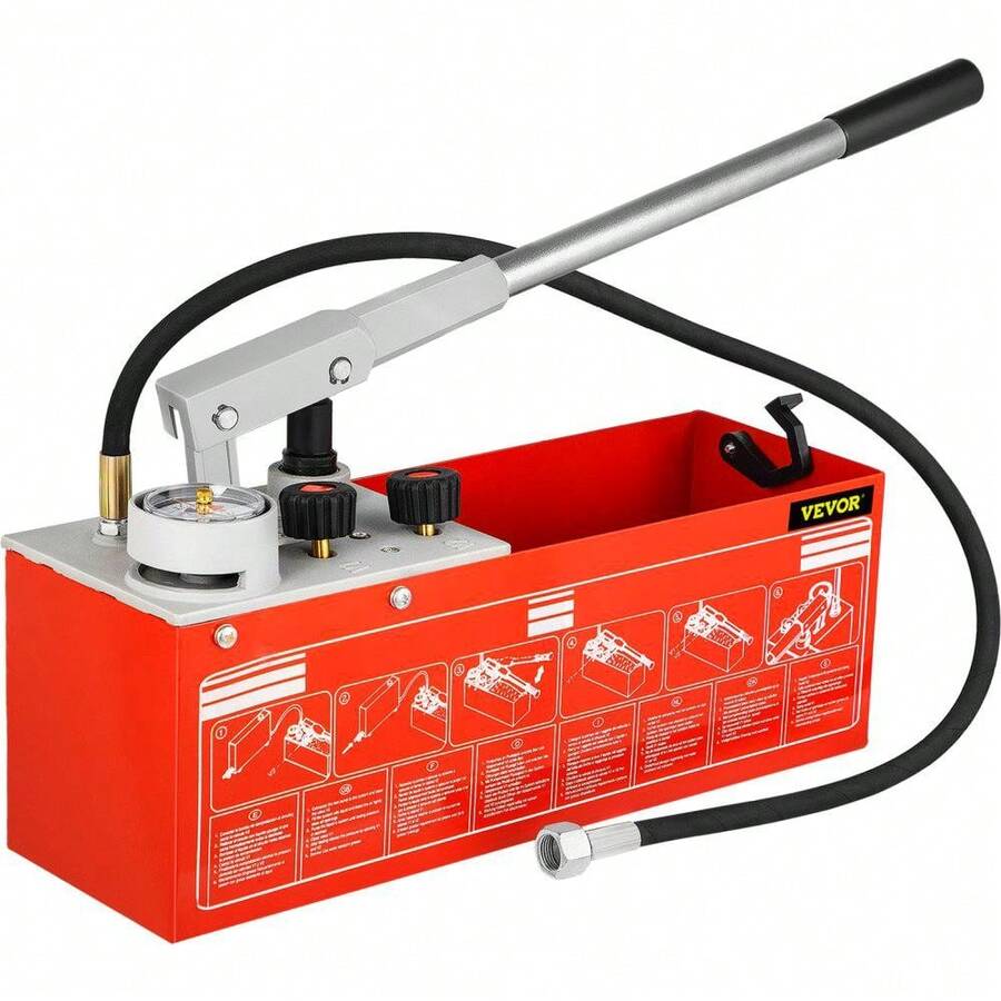 High-Pressure Hydrostatic Test Pump - 60 Bars, 860 PSI, 6 MPa - Manual ...