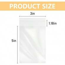 MoloTAR|| 200 Pcs 5''x 7'' Clear Resealable Cello/Cellophane Good For ...
