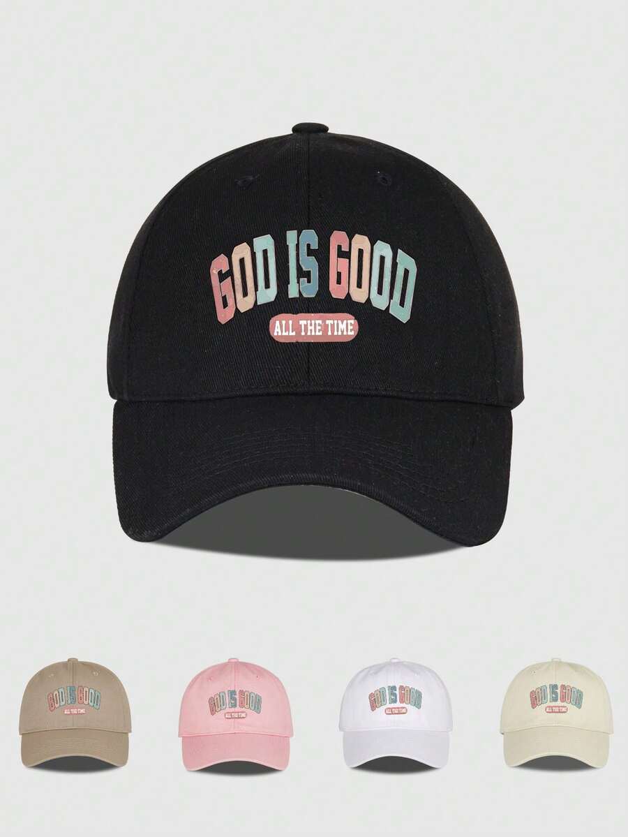 Spring/Summer New "God Is Good" Colorful Printed Baseball Cap, Suitable ...