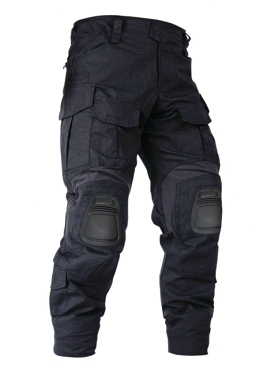 Men's Tactical Pants With Knee Pads, Camo Cargo Pants, Ripstop Hunting ...