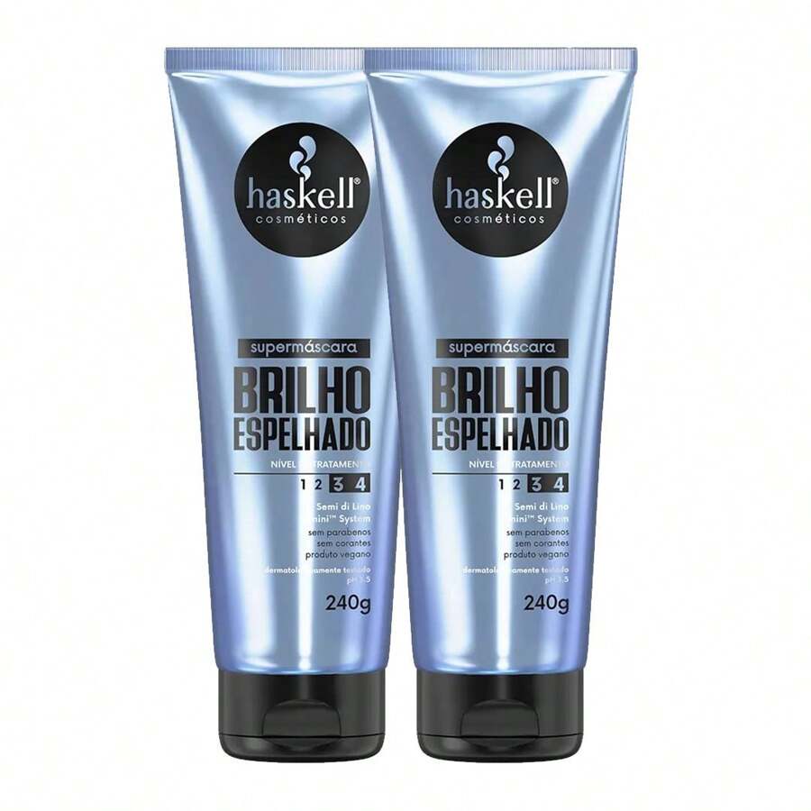 Haskell Kit Haskell 2 Super Máscara Brilho Espelhado Capilar | SHEIN Brasil
