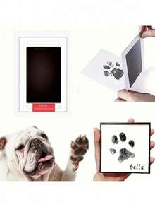 Pet Paw Print Ink Pad For Dogs And Cats, Touchless Ink Pad Pet ...