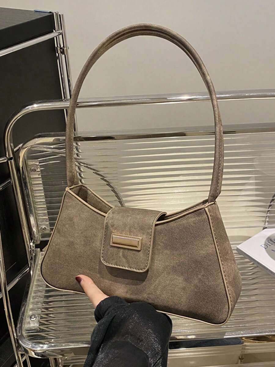 Premium Quality Handbag, Niche Underarm Bag, Fashion Commuting Briefcase, Baguette Bag ...