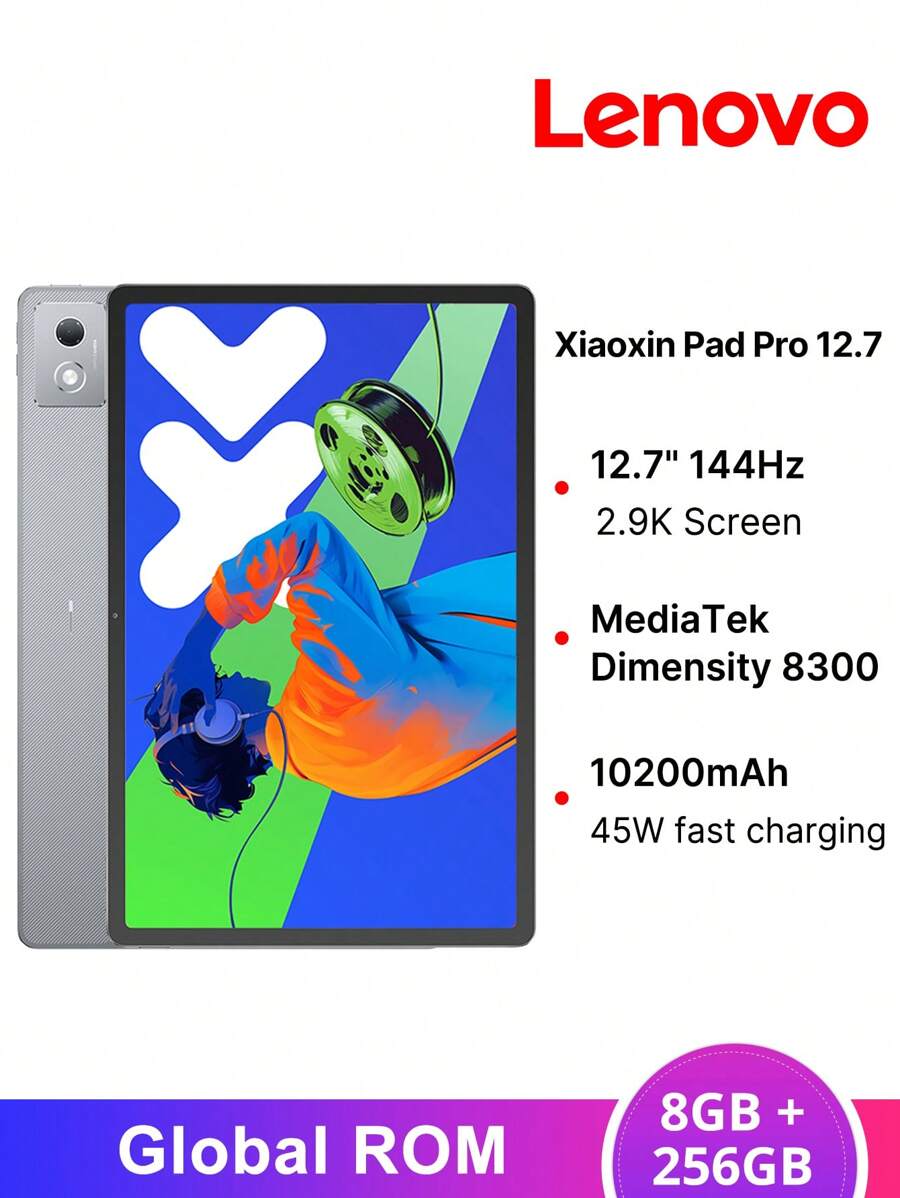Lenovo Lenovo Xiaoxin Pad Pro 2025 ฟีเจอร์โลก 8GB+256GB/ 12GB+256GB หน้าจอ 12.7 นิ้ว ความละเอียด ...