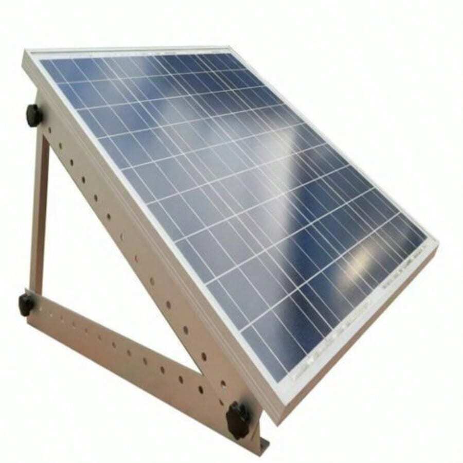 Solar Panel Brackets Adjustable Angle Mounting Frame Shed Boat Ground ...