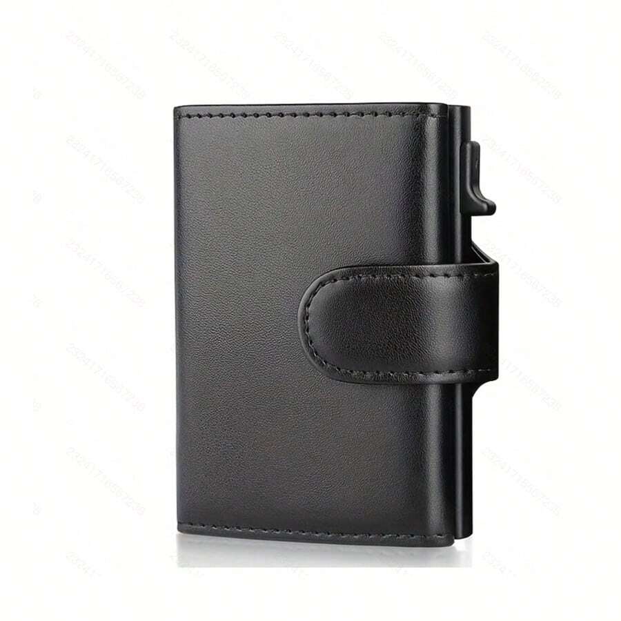 RFID Mini Men's Wallet With Automatic Card Ejector And Coin Pouch ...