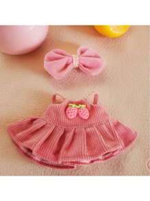 17cm Strawberry Sweetheart Outfit For LABUBU, Suitable For LABUBU 1st ...