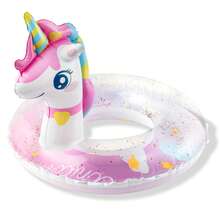 Unicorn Inflatable Pool Float, Inflation Swimming Ring Summer Outdoor ...