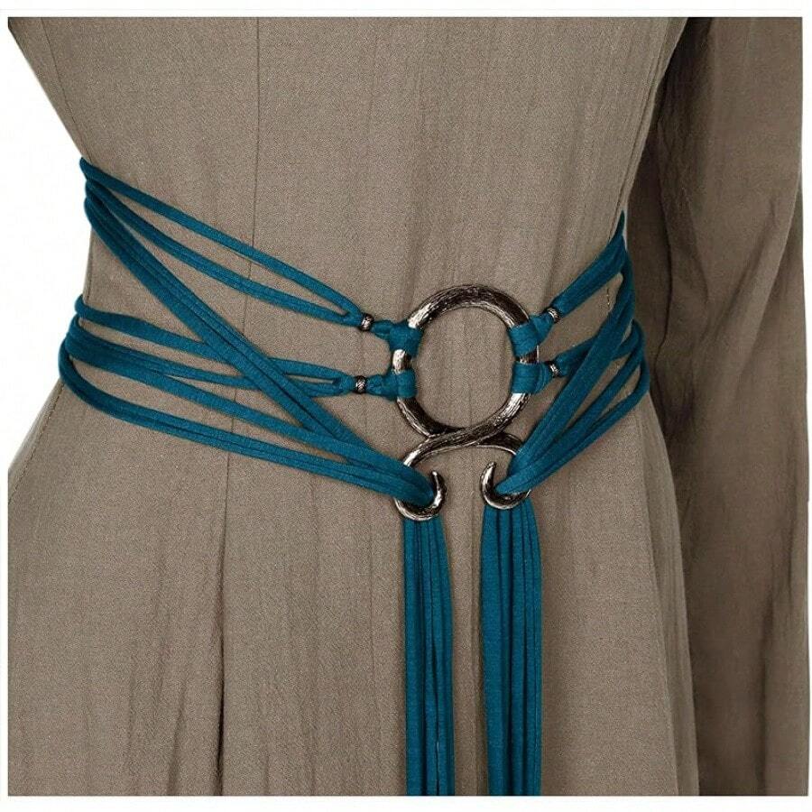Troll Belt Women Medieval Long Rope Belt Norse Witch Shaman Pagan Ren ...