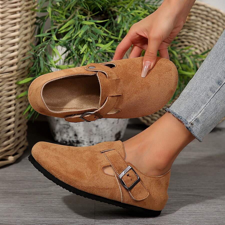 Calzado de mujer con plantilla de corcho cómoda para primavera y verano ...