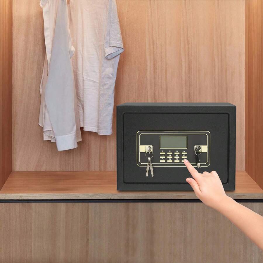 Safe Box, Safe Box With Removable Shelf, Electronic Safe With Removable ...