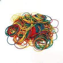500/200/100/50Pcs Multicolor Rubber Bands 38mm Diameter For Office ...