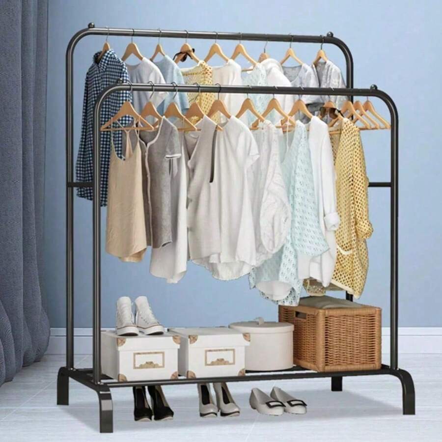 Heavy Duty Adjustable Closet Storage Rack Clothing Rack Metal Clothes ...