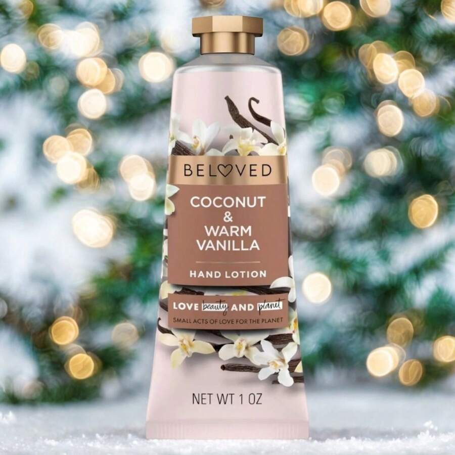 Coconut & Warm Vanilla Hand Lotion, Travel Size 1oz| Fast-Absorbing ...