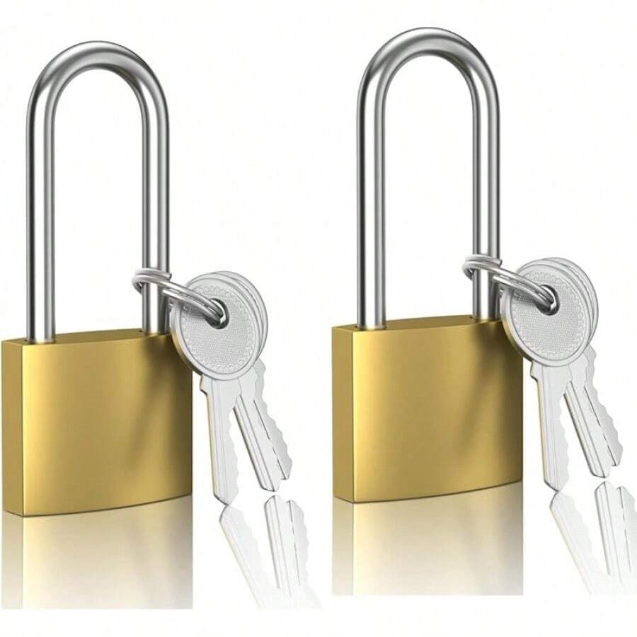 L0 Key Locks, Shackle Length 2.63in, Long Shackle Padlocks With Keys ...