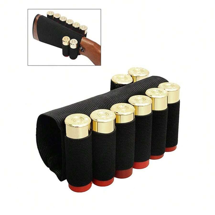 Rifle Hunting Buttstock Shotgun Shell Holder - Tactical Pouches 9 Butt ...