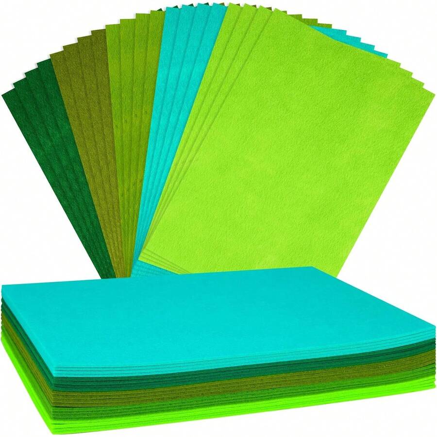 2mm Thick Felt Sheets For Crafts 20 Pcs Stiff Felt For Crafts, Blue ...