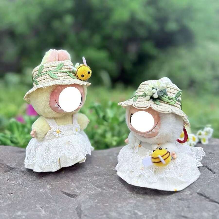 15-17cm Labubu Outfit Set: Bee & Daisy Dress For Labubu Doll | SHEIN USA