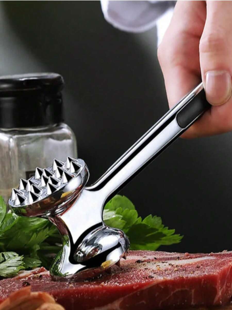 Gourmet Zinc Double-Sided Meat Mallet | SHEIN UK