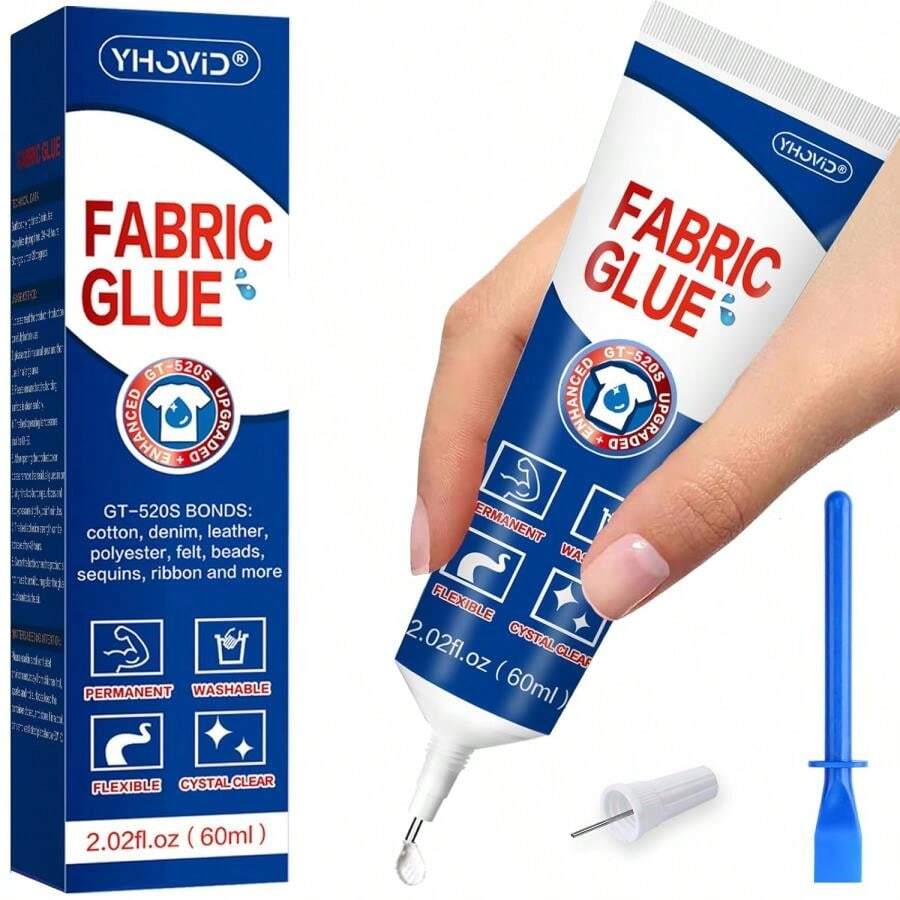 Fabric Glue For Clothing Permanent Washable, Liquid Stitch, Fabric ...