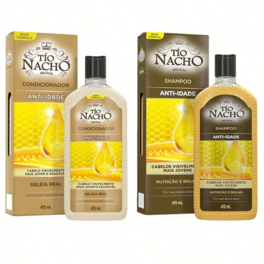 TIO NACHO Kit Tio Nacho Shampoo & Condicionador Antiqueda 415ml | SHEIN ...
