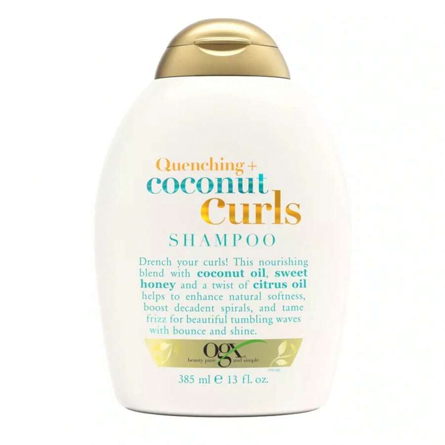 OGX Quenching+ Coconut Curls Shampoo Curly Hair Shampoo With Coconut ...