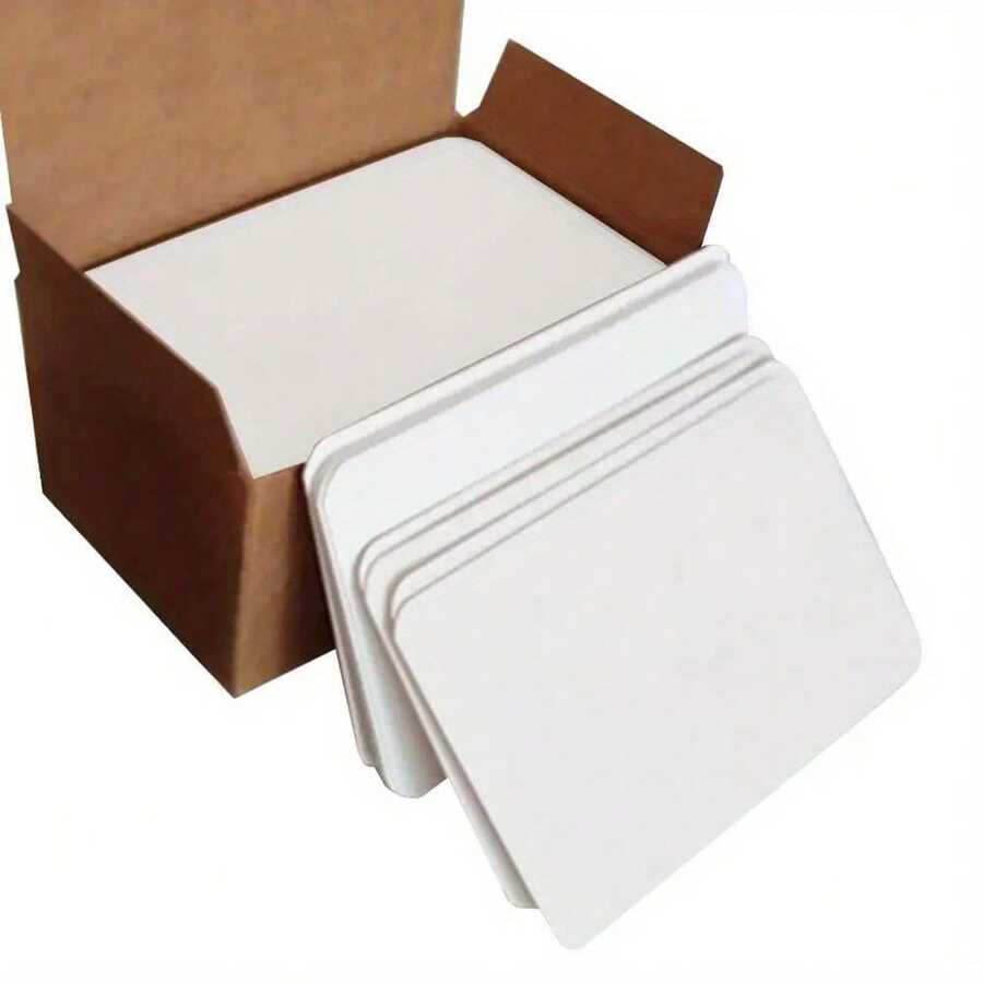 100 PCS Blank Cardboard, DIY Cardstock For Board Games, Custom ...