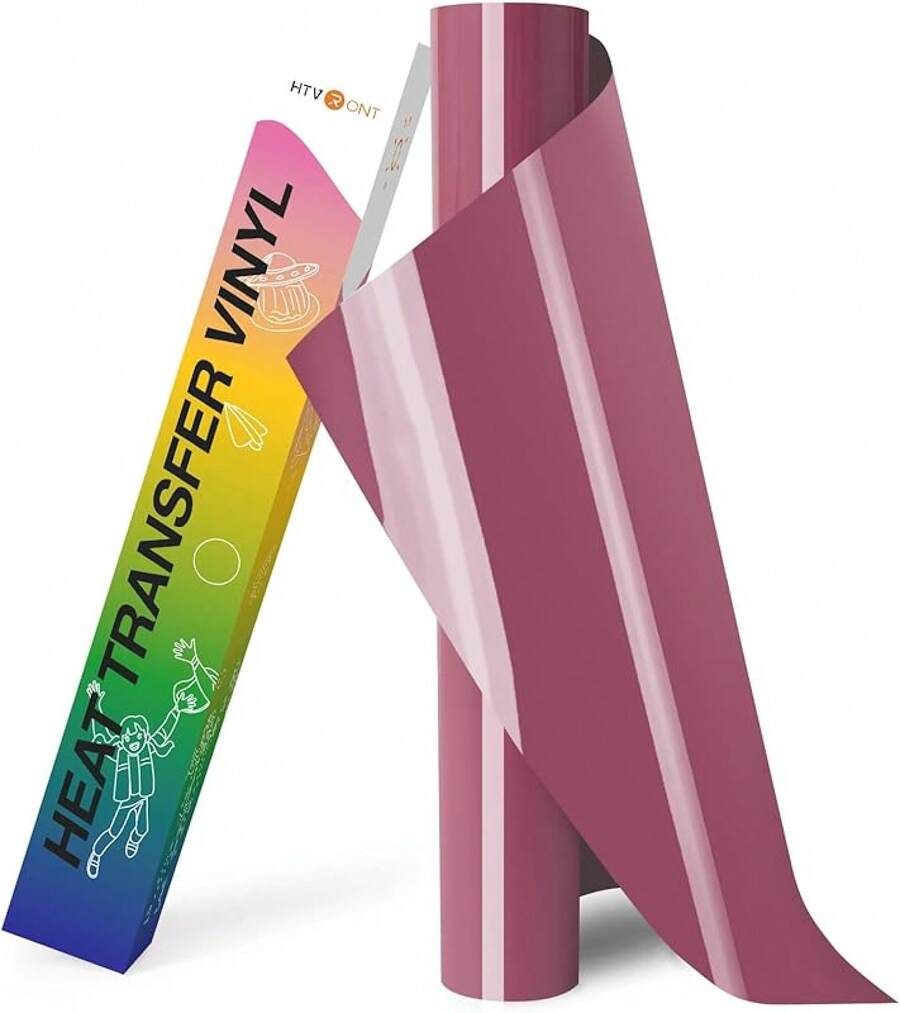 2025Hot-HTVRONT HTV Vinyl Rolls Heat Transfer Vinyl - 12 X 8ft White ...